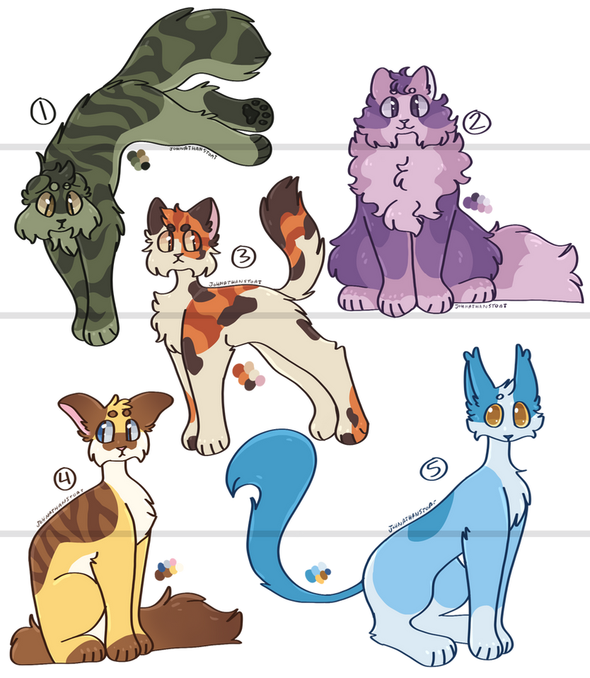 Adoptable Blue Cat Open By Johnathanstoat On Deviantart