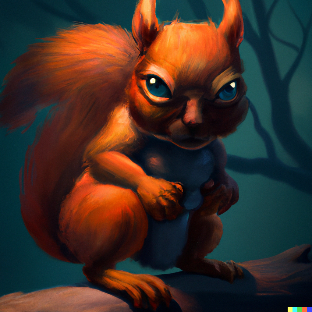 Dall E 2 An Evil Squirrel By Jpcguy89 On Deviantart