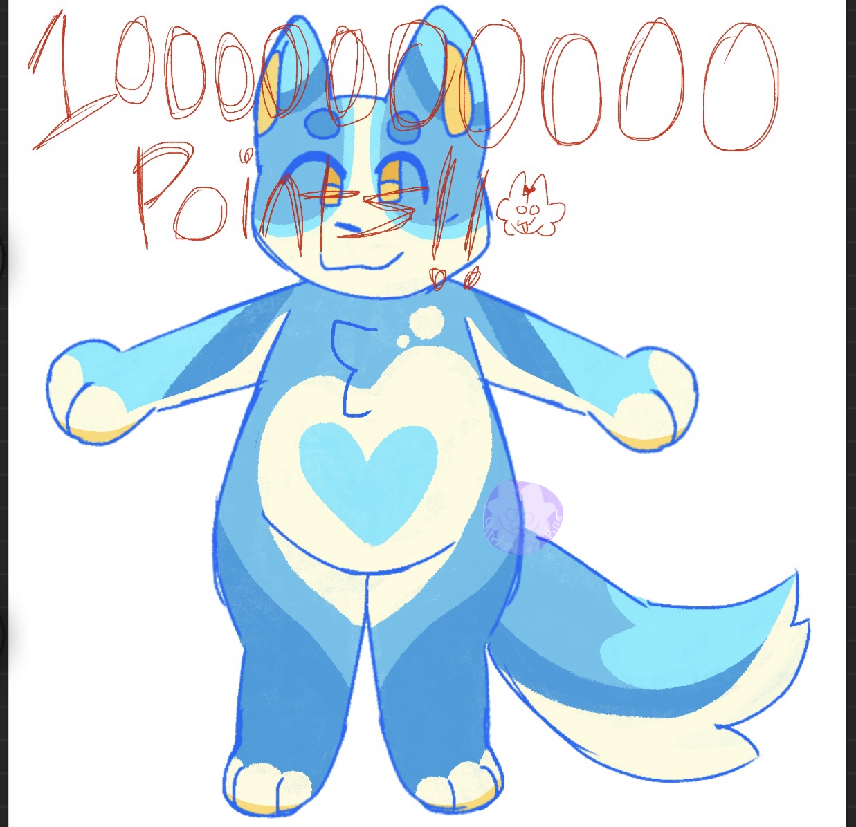 Cool Ass Adopt 1000000000 Points By Auroratheblueumbreon On Deviantart