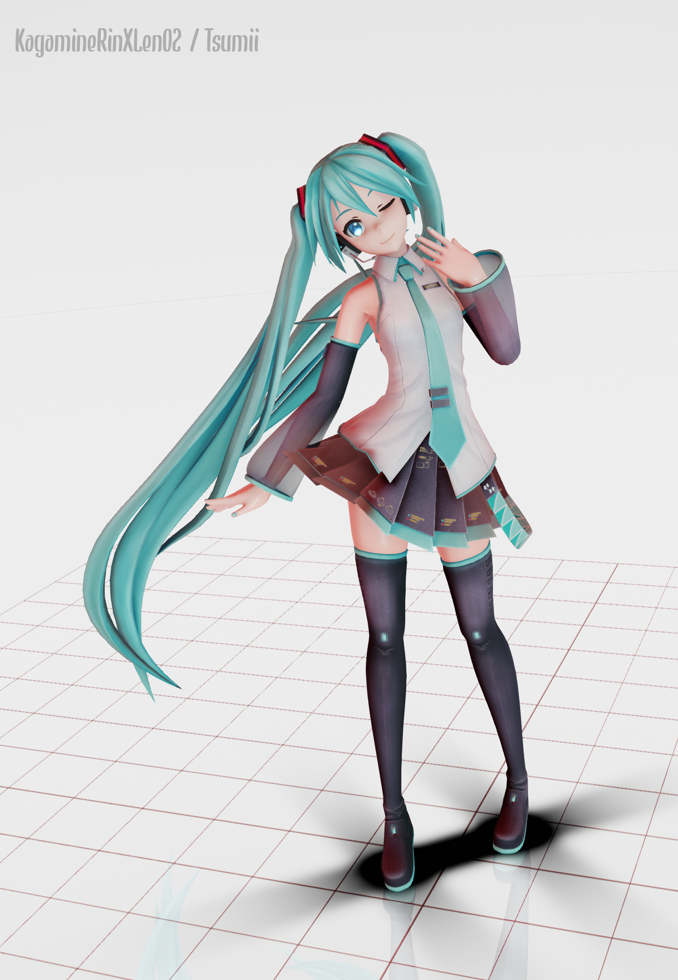 Mmd Hatsune Miku V3 Remake Ver 12 Dl By Kagaminerinxlen02 On Deviantart