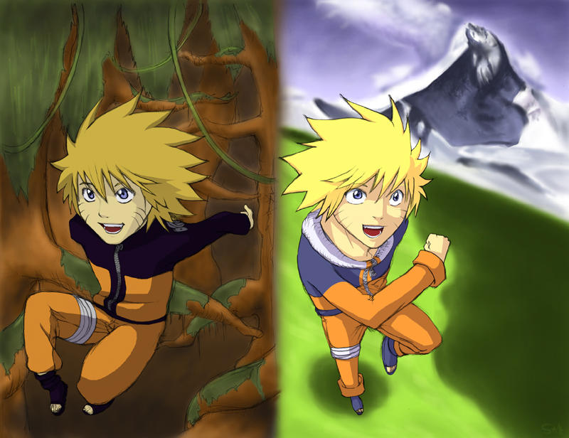 Naruto Look Back Forward By Naruto Sexy No Jutsu On Deviantart