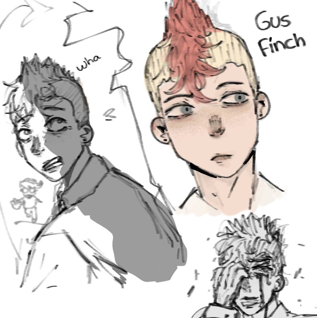 Gus finch fanart (sketch) by mrsllyziy on DeviantArt Gus finch fanart (sketch) by mrsllyziy on DeviantArt