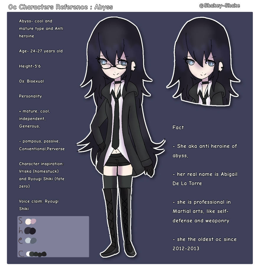 Oc Reference Abyss By Shakey Shake On Deviantart