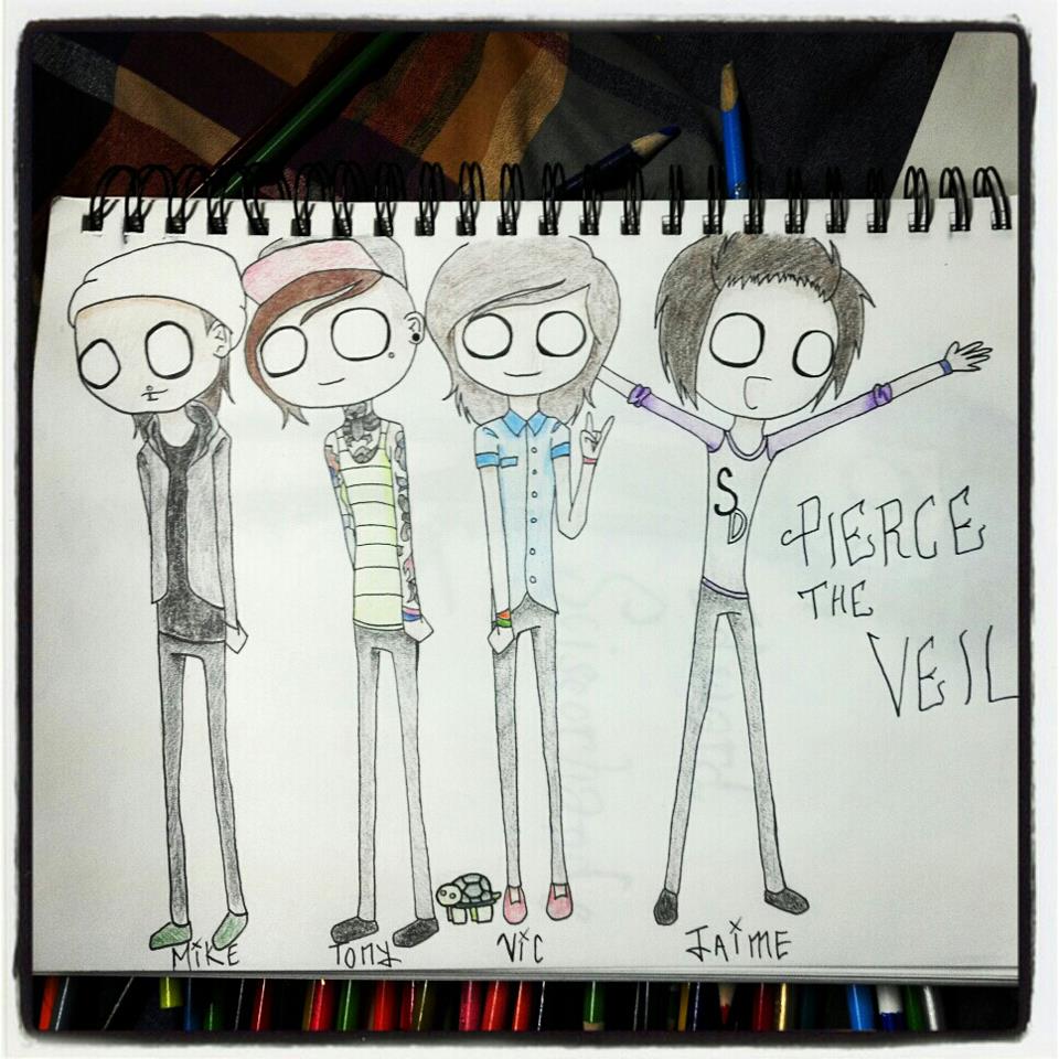 Pierce The Veil Drawings Chibi