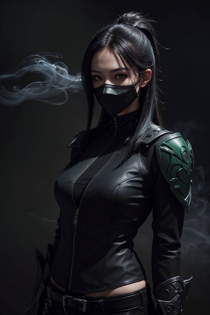 Ninja Girl By Shiboarts On Deviantart