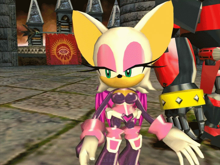 Sonic Heroes Rouge Feeling Feisty By Rasausa On Deviantart