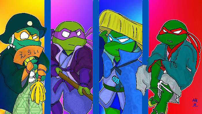 Jidaigeki TMNT5 by koju327 on DeviantArt