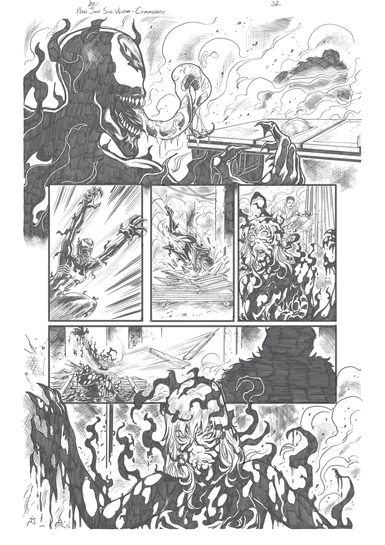 Mary Jane She Venom Pg32 Digital Commission By Caiomarcus Art On Deviantart