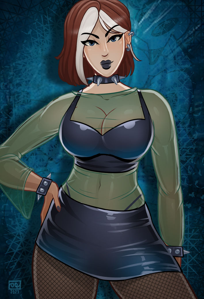 Rogue X Men Pin Up By Monolithic Sloth On Deviantart