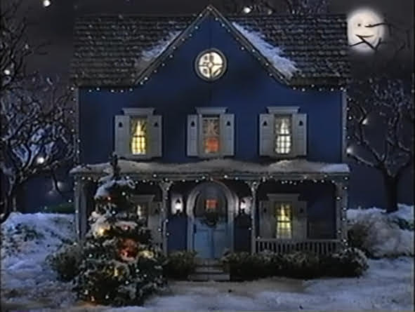 Big Blue House Winter Night Background by jakeysamra on DeviantArt Big Blue House Winter Night Background by jakeysamra on DeviantArt