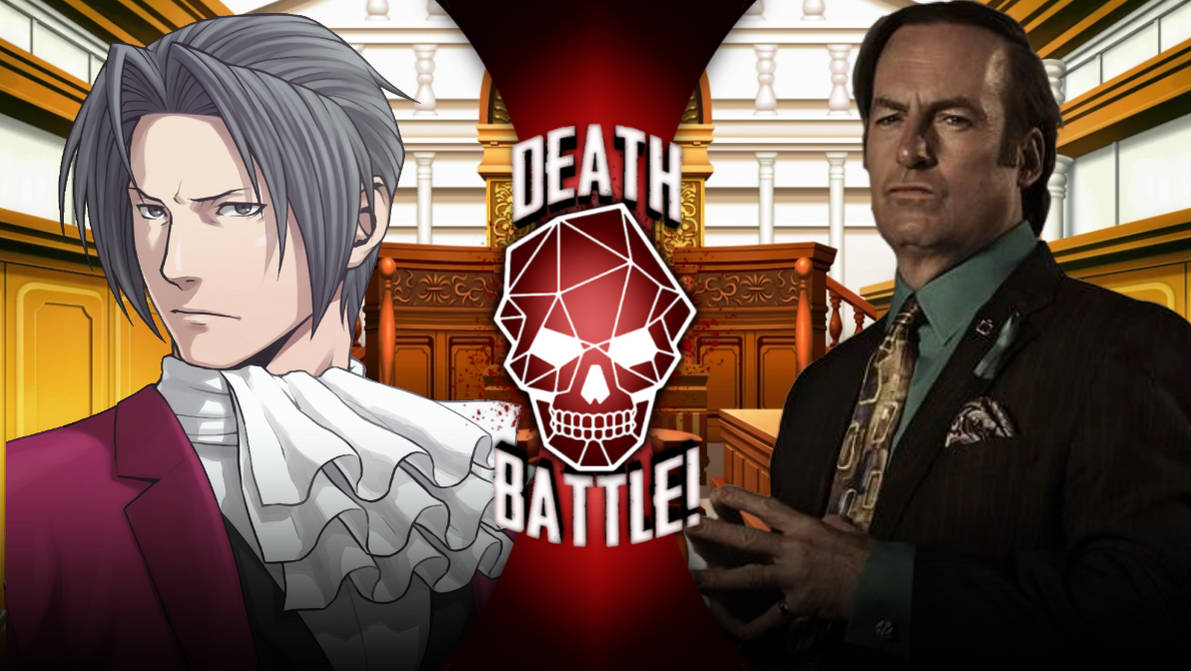 Miles Edgeworth VS Saul Goodman by APersonwholikesDB on DeviantArt Miles Edgeworth VS Saul Goodman by APersonwholikesDB on DeviantArt