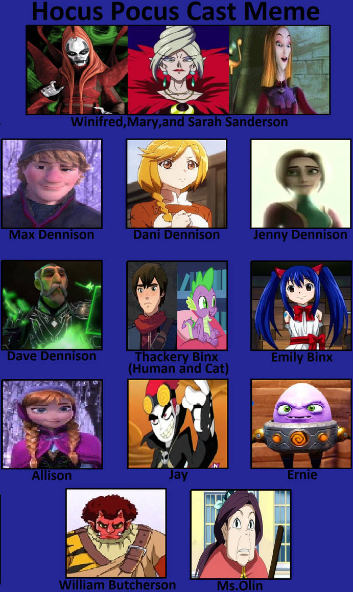 Hocus Pocus Recast By Tindy2 On Deviantart