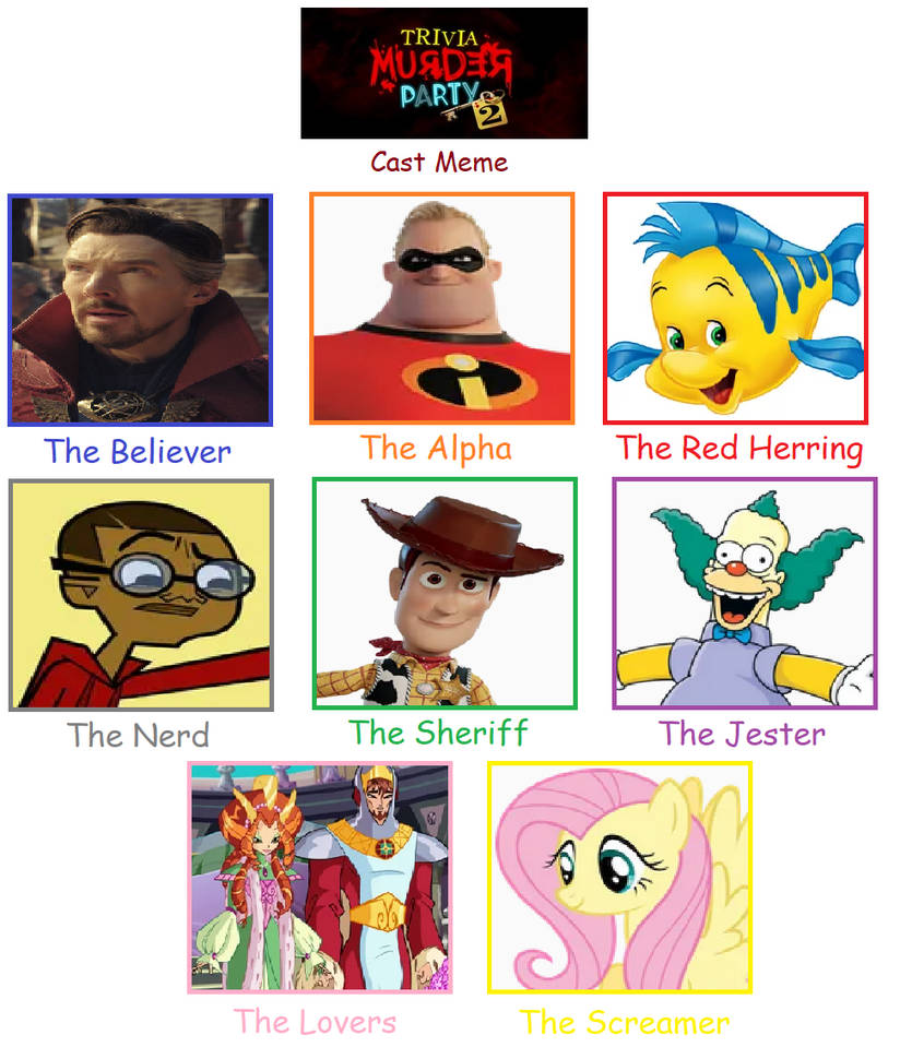 Trivia Murder Party 2 Recast By Tindy2 On Deviantart