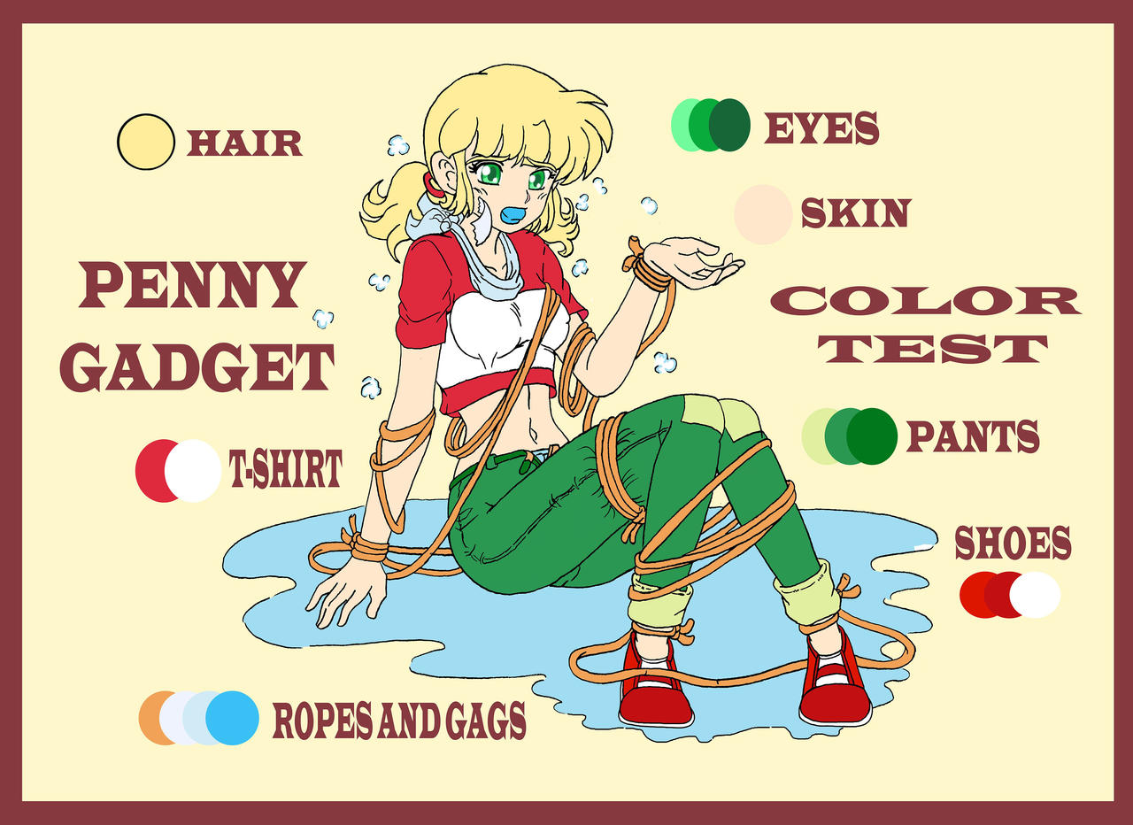 Penny Gadget Free Of Bondage Color Test By Arthurwolf On Deviantart