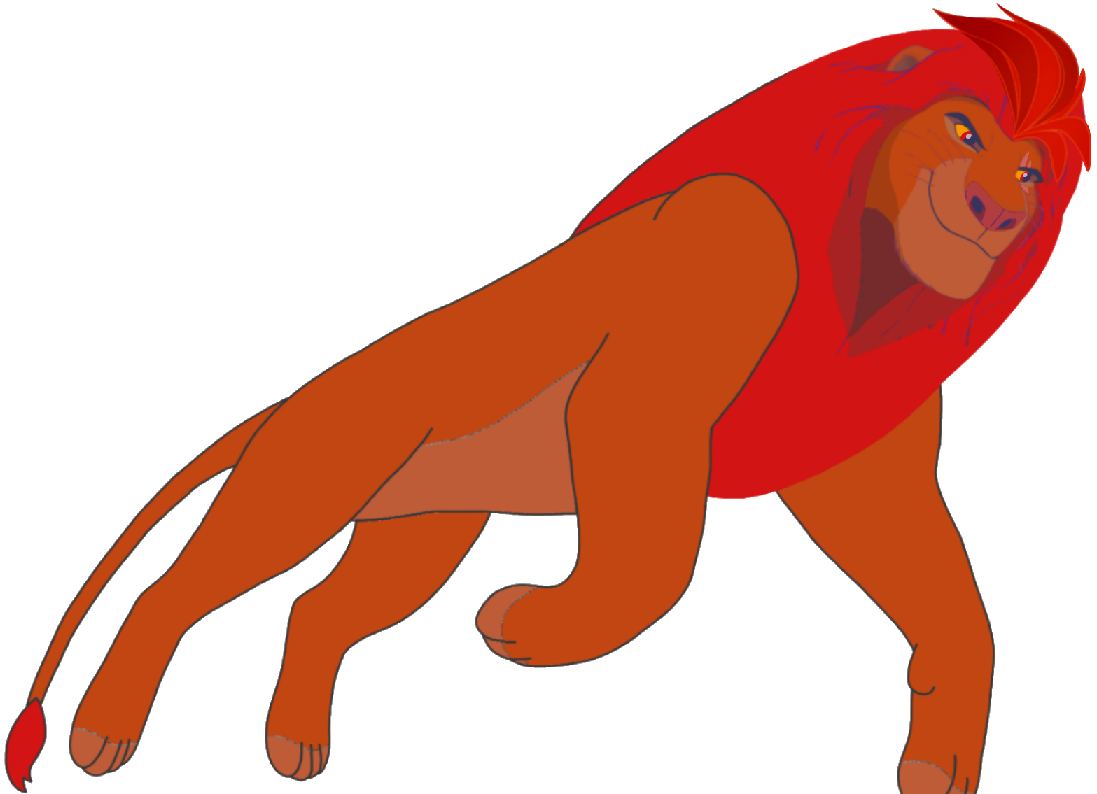 Adult Kion Render 2 By Jerbedford On Deviantart