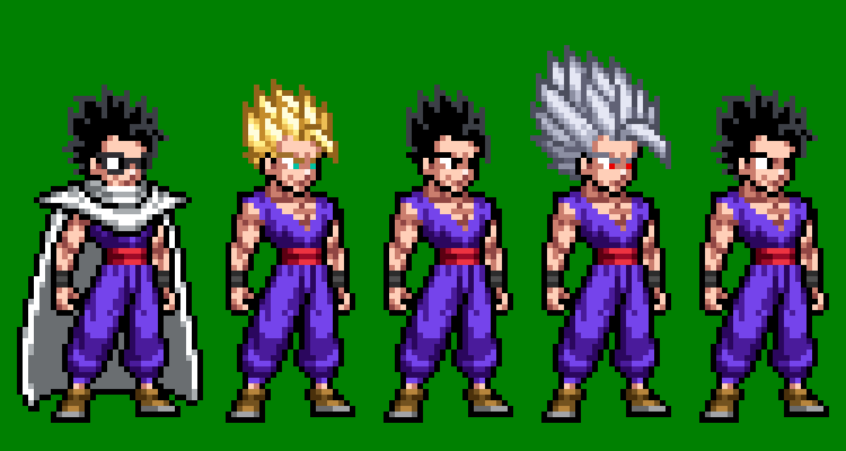 Dbssh Gohan All Forms By Mohamedbarghouthe On Deviantart