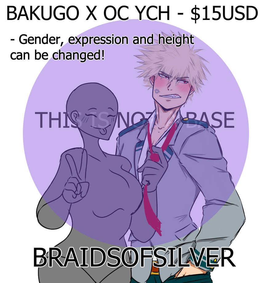 Bakugo X Oc Ych 5 Slots Open By Braidsofsilver On Deviantart