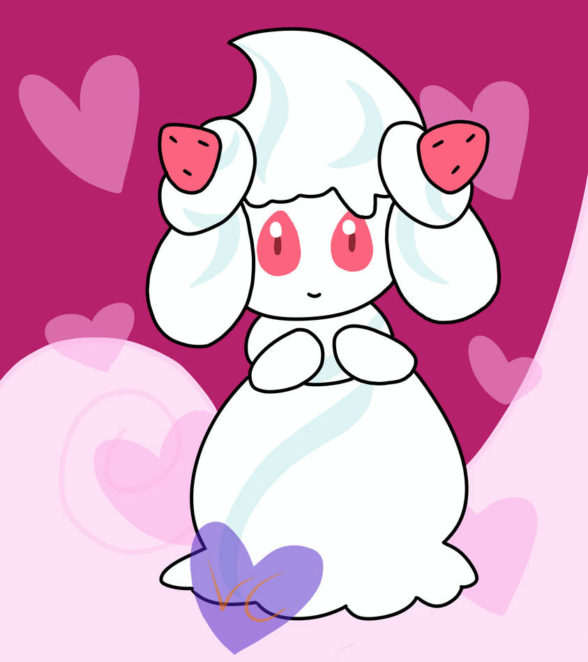Alcremie Pokemon Sword And Shield By Vulpixcute On Deviantart