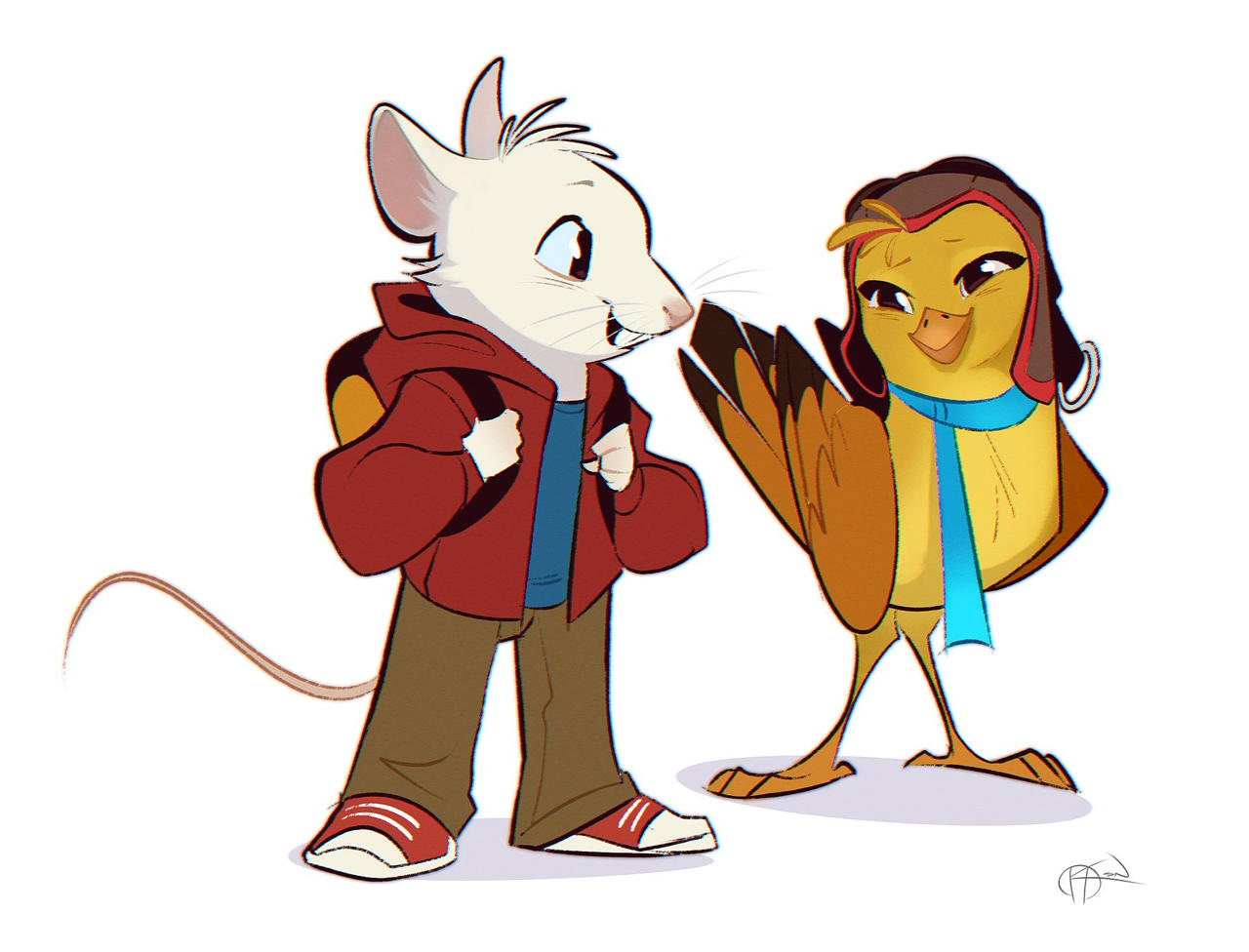 The Friendship of Stuart and Margalo by matuta2002 on DeviantArt The Friendship of Stuart and Margalo by matuta2002 on DeviantArt