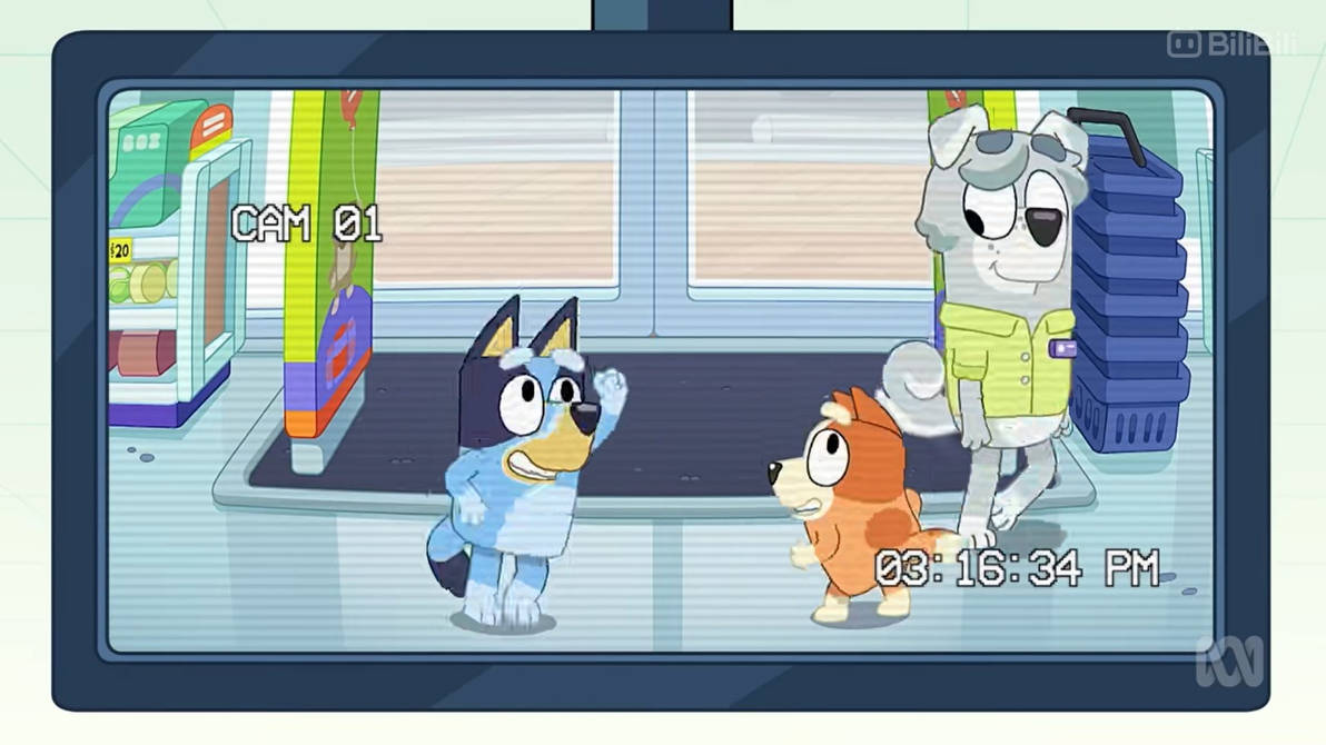 Bluey And Bingo With The Chemist Employee By Matuta2002 On Deviantart
