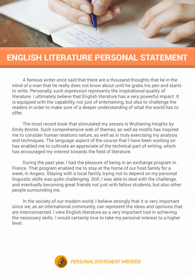 English Literature Personal Statement Sample by sopforgraduateschool on ... English Literature Personal Statement Sample by sopforgraduateschool on ...