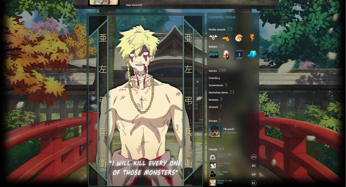 Aza Chobei Hells Paradise Steam Artwork Design By Ararc99 On Deviantart