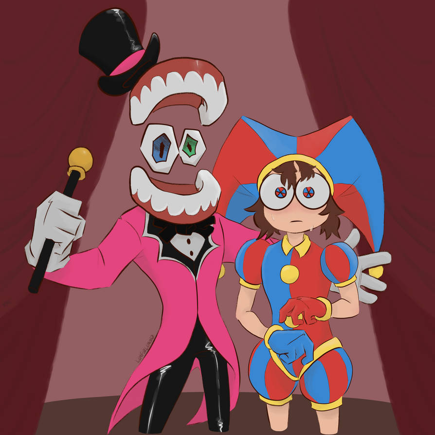 Caine And Pomni By Lemfurlemonz On Deviantart