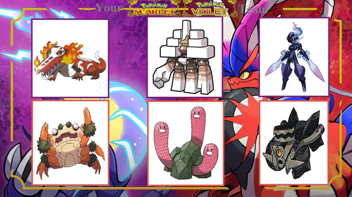 My Pokemon Team In Pokemon Violet By Dragodanir On Deviantart