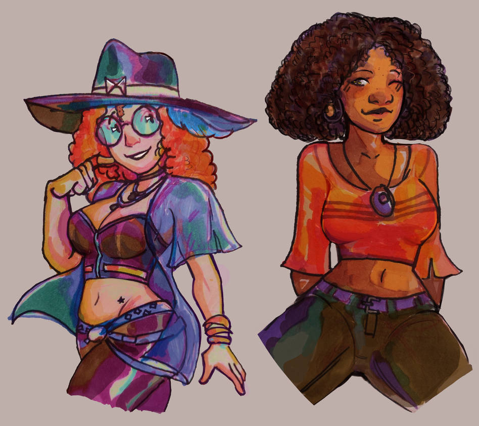 Dbd Mikaela Reid And Elodie Rakoto By Zxid On Deviantart