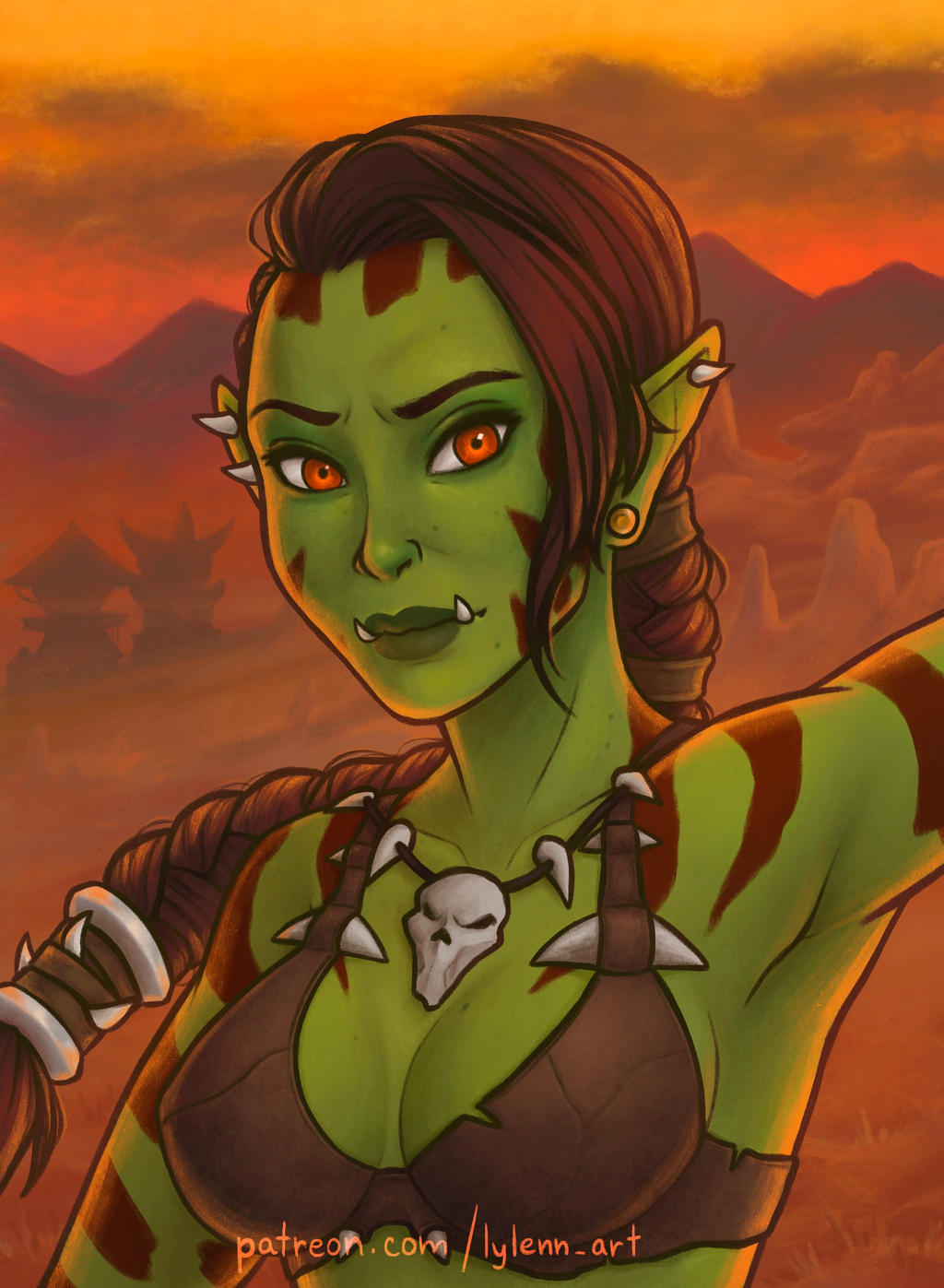 Orc Portrait By Lylenn On Deviantart