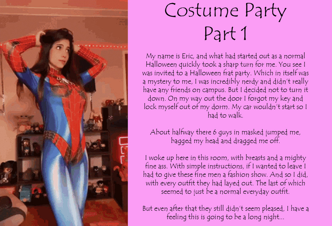 Bodysuit Tg Captions Costume