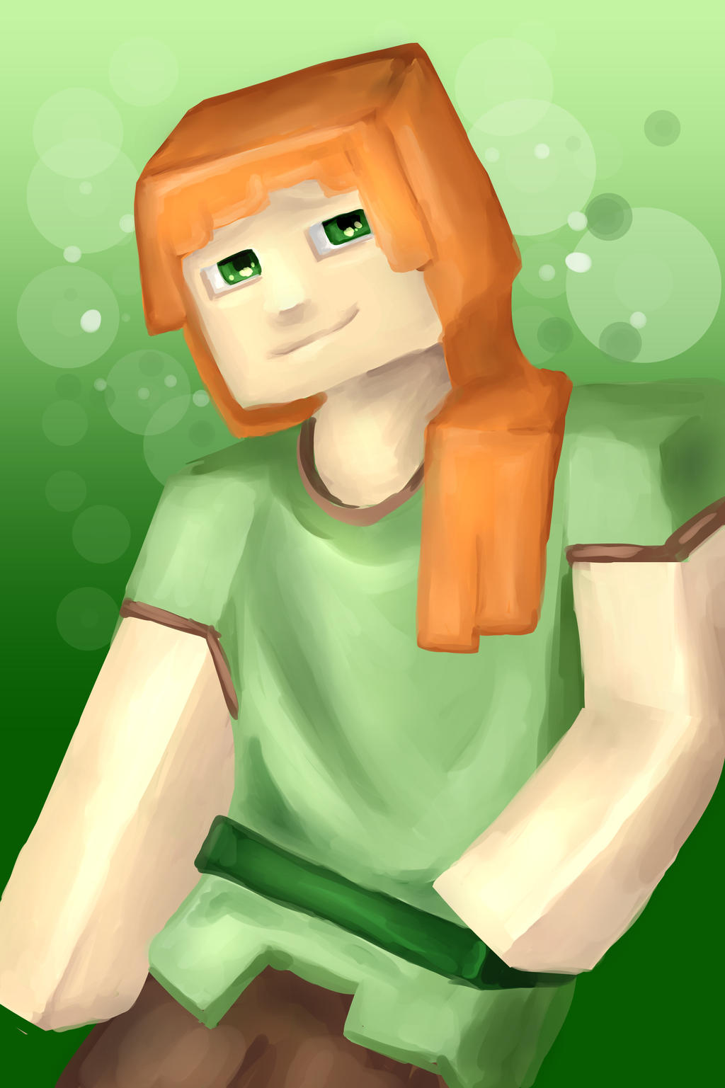 Minecraft Alex By Ellielza On DeviantArt minecraft-alex-by-ellielza-on-deviantart