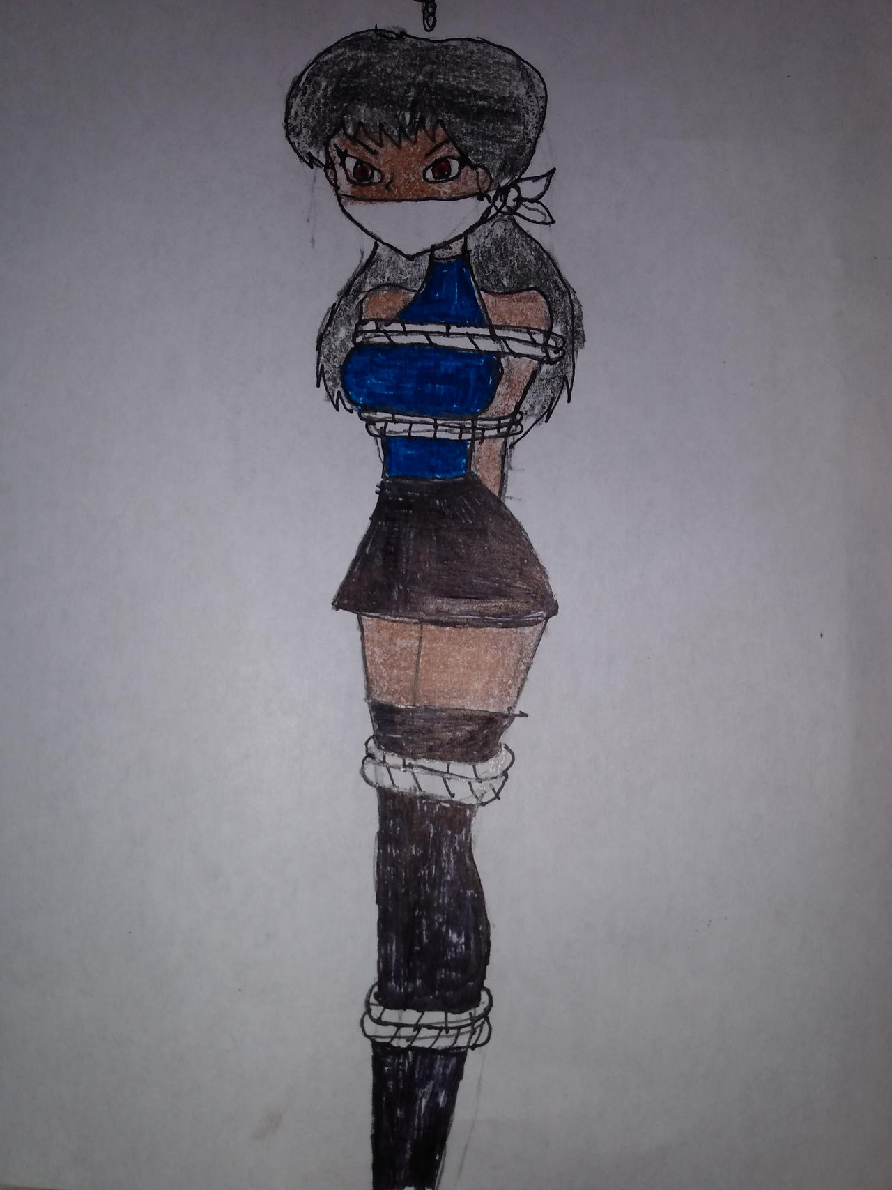 Laura Tied Up By Imperialdraco On Deviantart