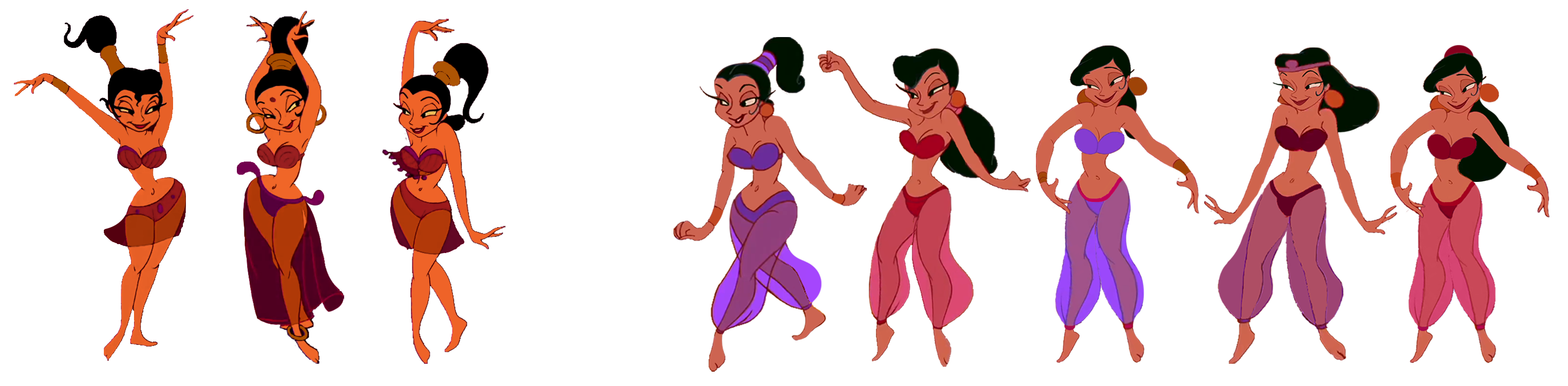 Aladdin Belly Dancers Summoned By Genie By Conthauberger On Deviantart