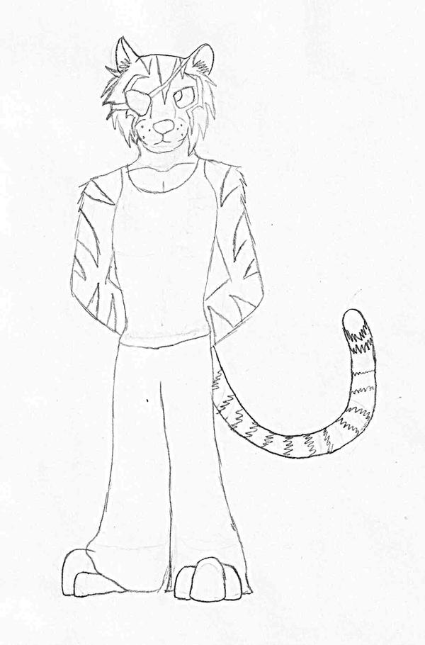 Tiger Anthro by egyptianraptor on DeviantArt