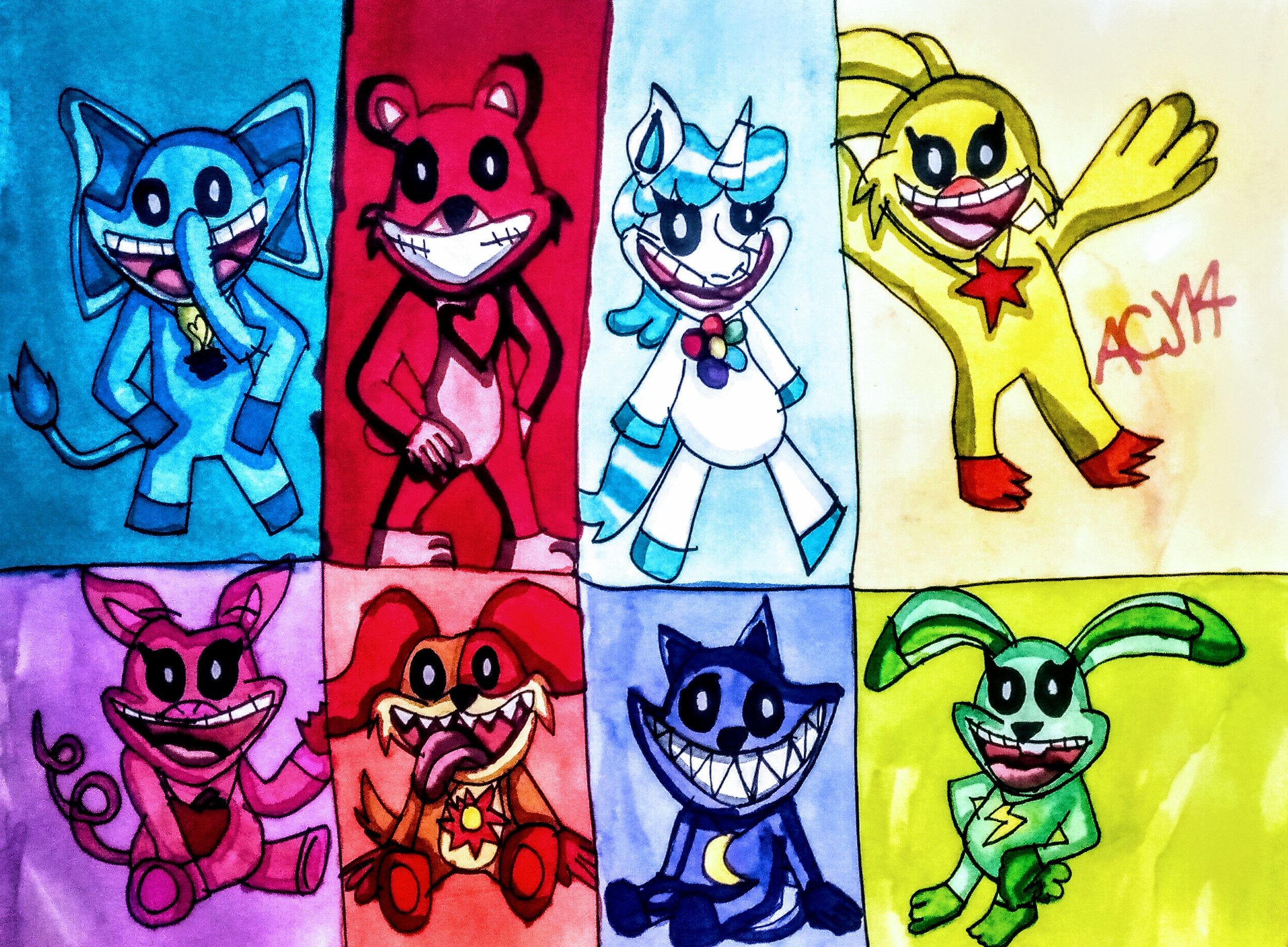 smiling critters by anacarojim14 on DeviantArt smiling critters by anacarojim14 on DeviantArt