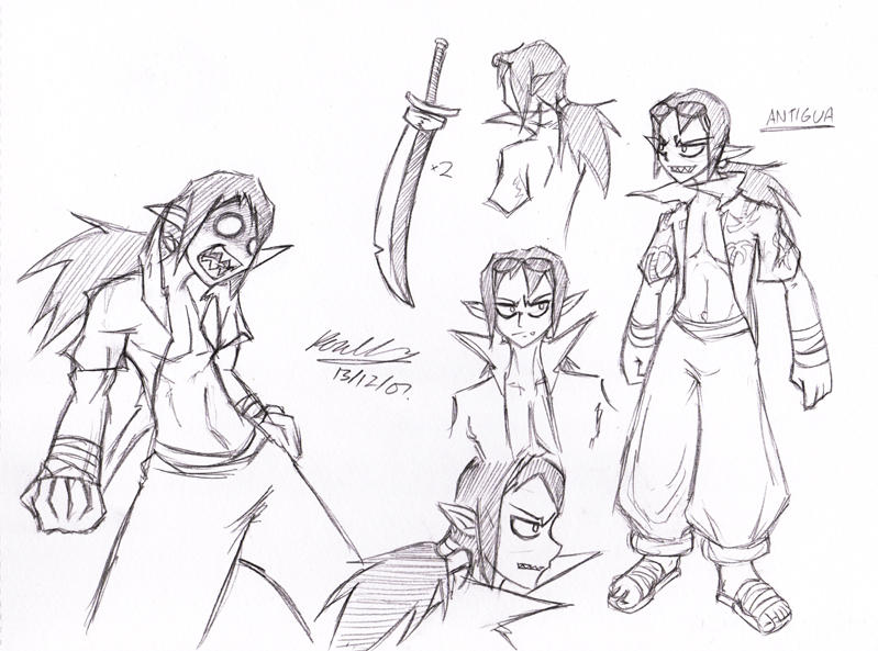 Disgaea OC Antigua concept by Ronin-Renka on DeviantArt