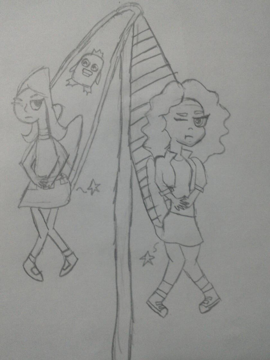 Candace Flynn And Melissa Chase Wedgie Crossover By Thedeadpool99 On