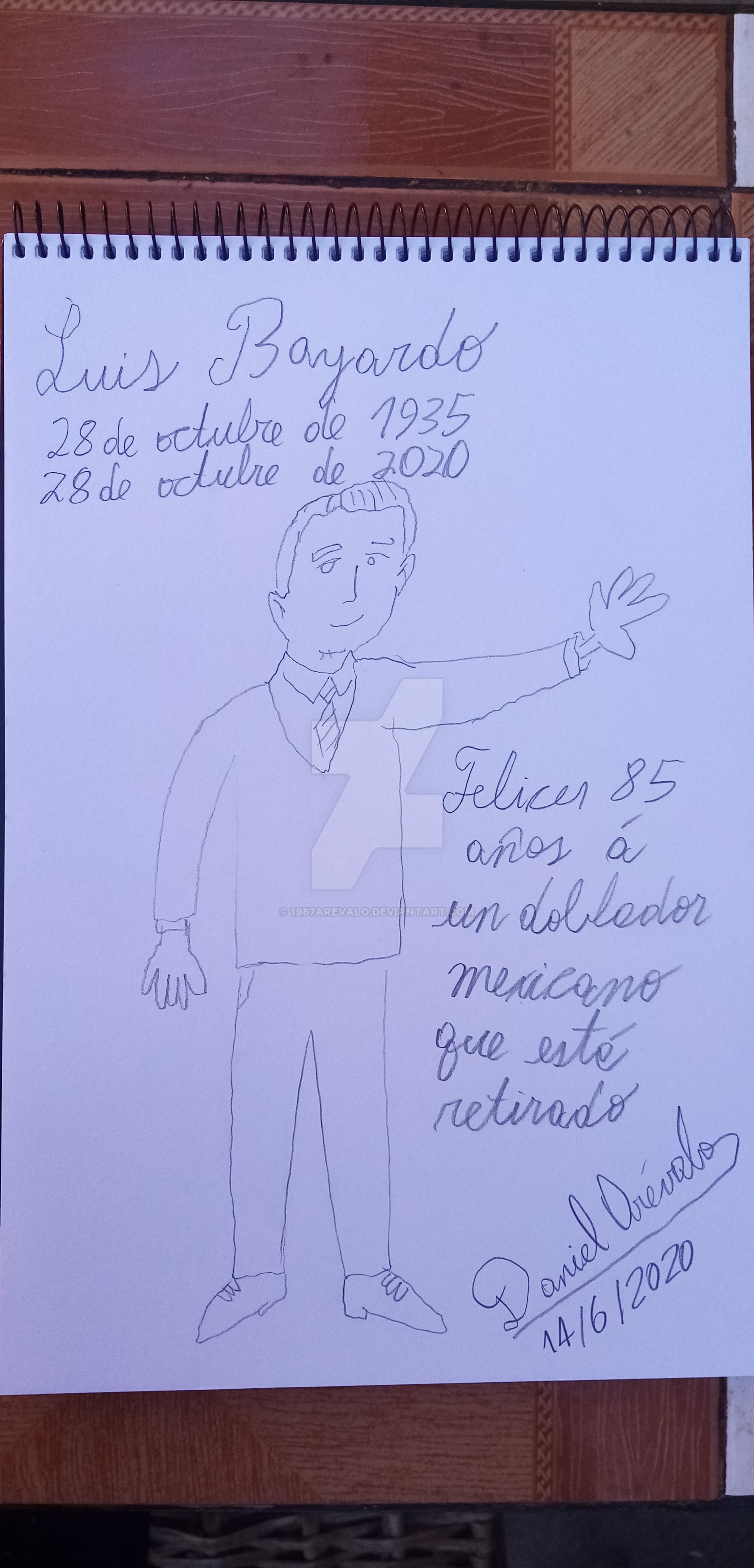 Felices 85 anios Luis Bayardo by 1987arevalo on DeviantArt Felices 85 anios Luis Bayardo by 1987arevalo on DeviantArt