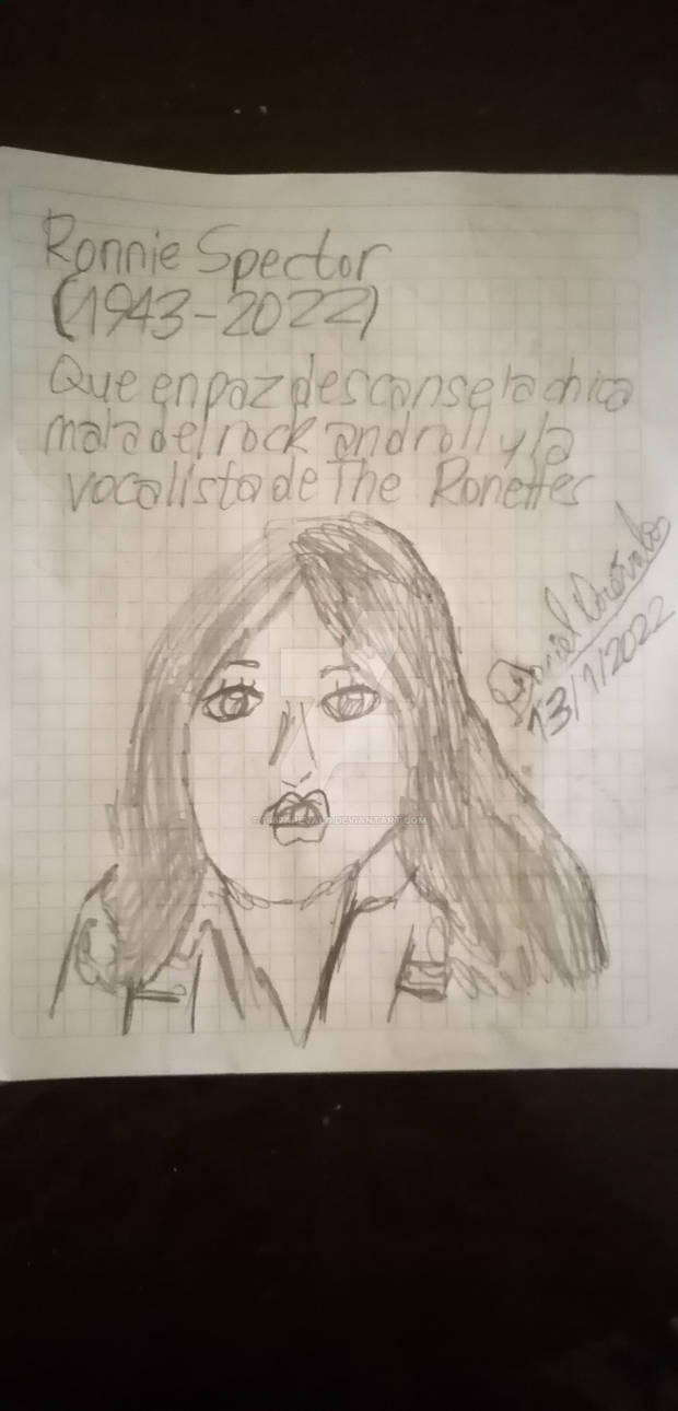 RIP Ronnie Spector 1943-2022 by 1987arevalo on DeviantArt RIP Ronnie Spector 1943-2022 by 1987arevalo on DeviantArt