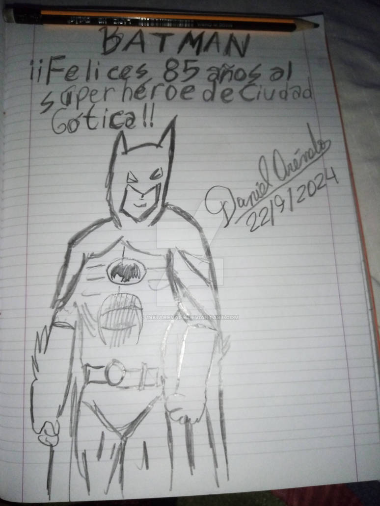 Felices 85 anios de Batman by 1987arevalo on DeviantArt Felices 85 anios de Batman by 1987arevalo on DeviantArt