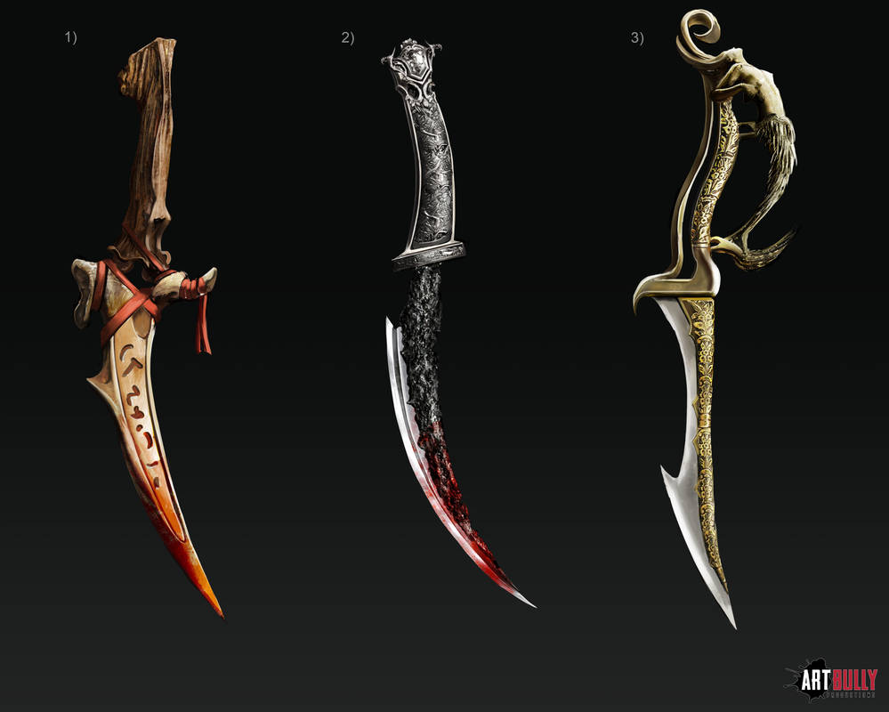Dark Fantasy Daggers by RobertSimic on DeviantArt Dark Fantasy Daggers by RobertSimic on DeviantArt