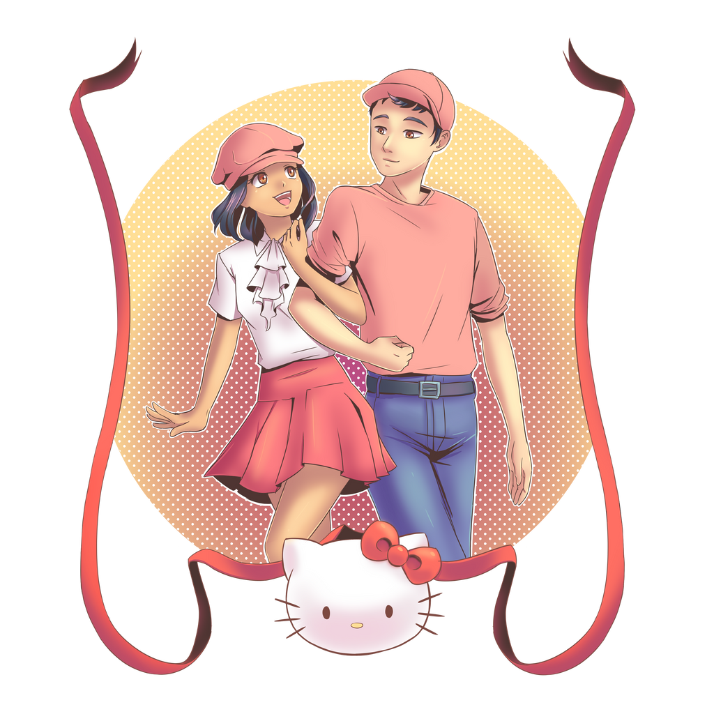 Hello Kitty Couple By Maidacervania On Deviantart