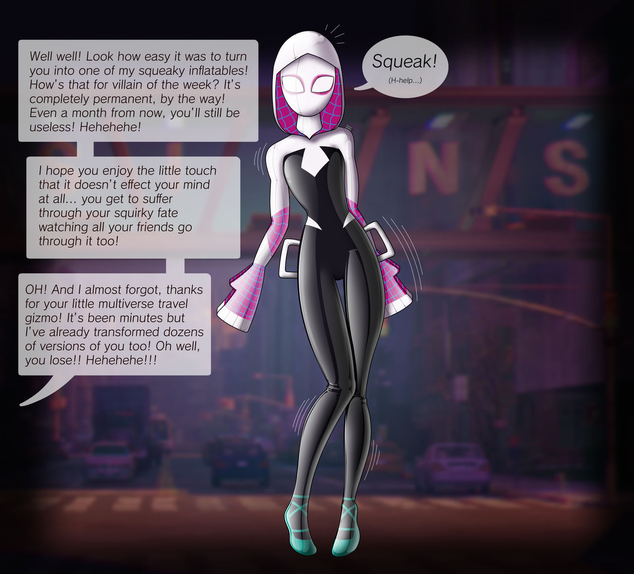 Bad End: Squeaky Gwen by Squeaky-Sin on DeviantArt Bad End: Squeaky Gwen by Squeaky-Sin on DeviantArt