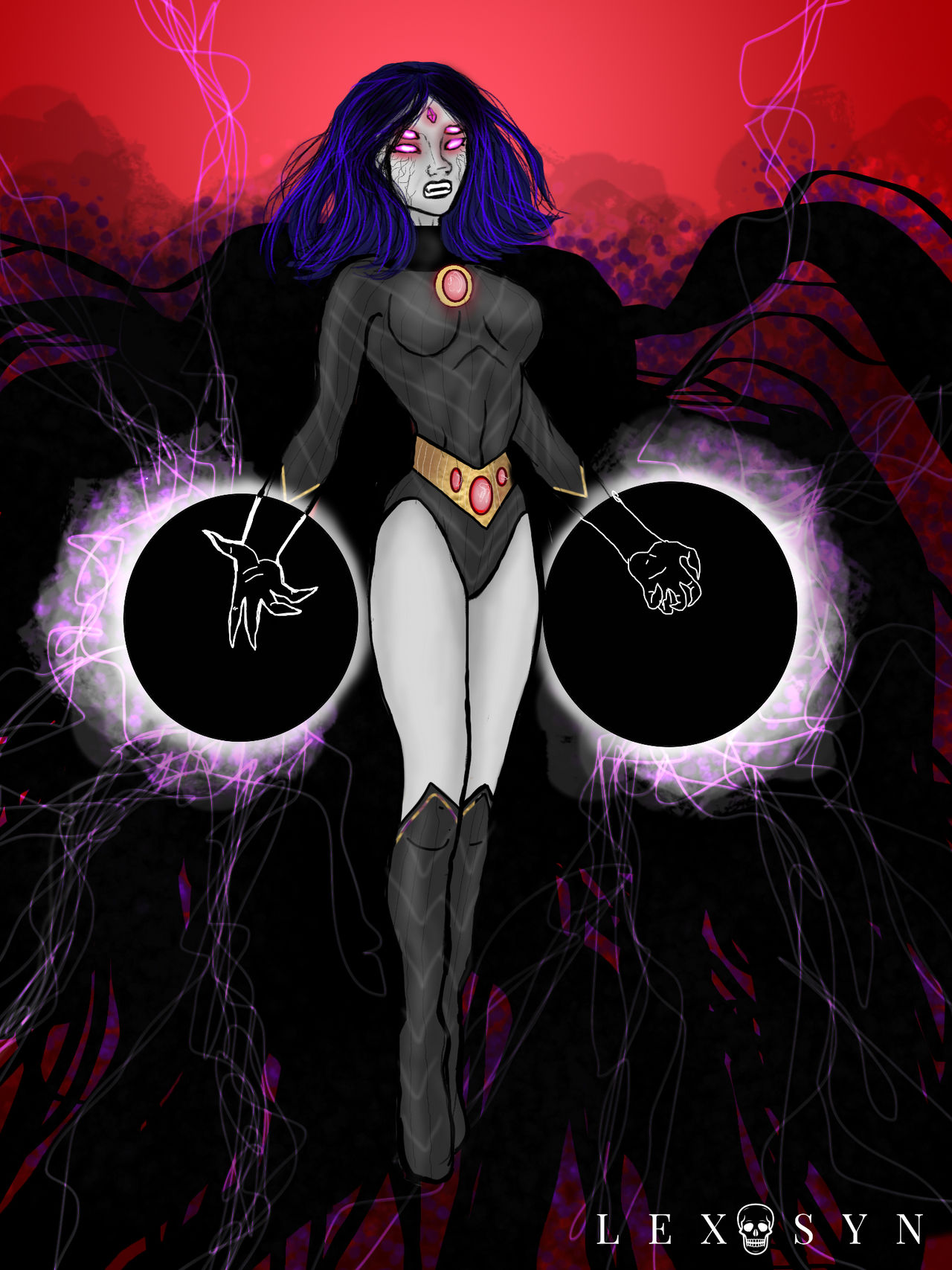 Raven Fanart By Lexsyn On Deviantart