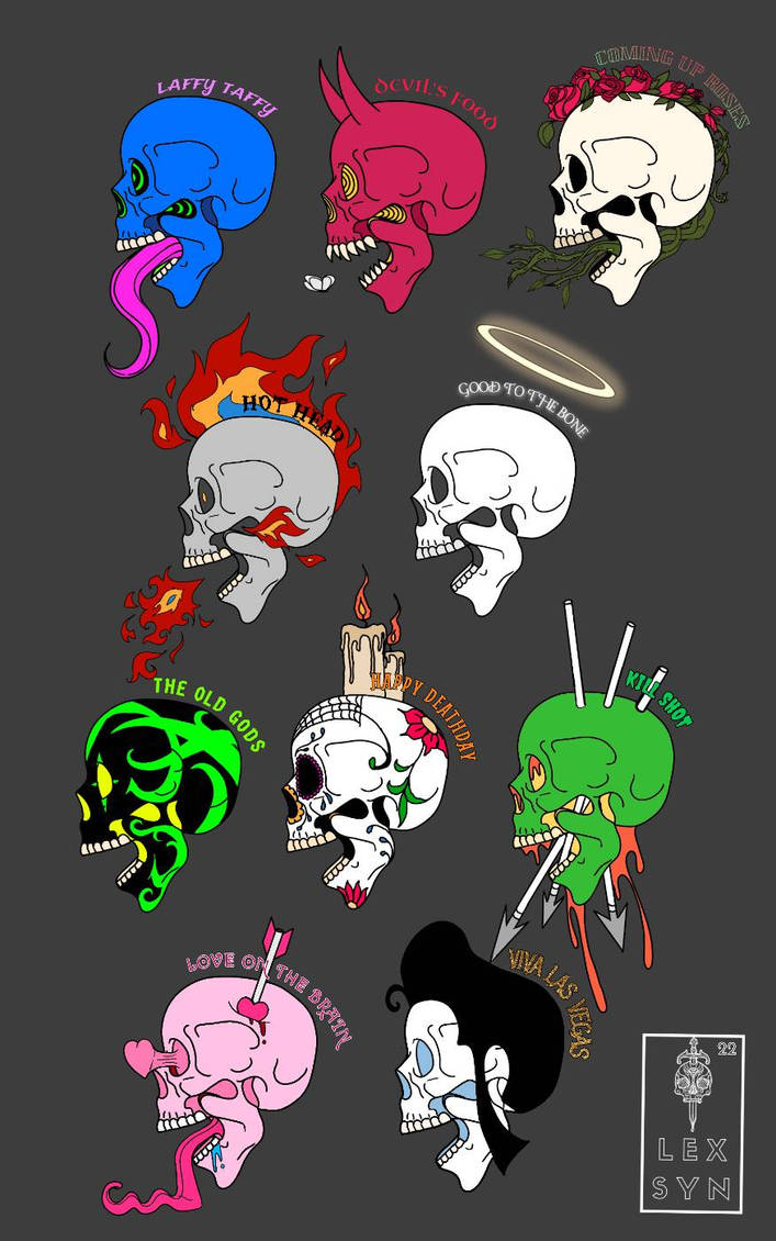 Skulls By Lexsyn On Deviantart