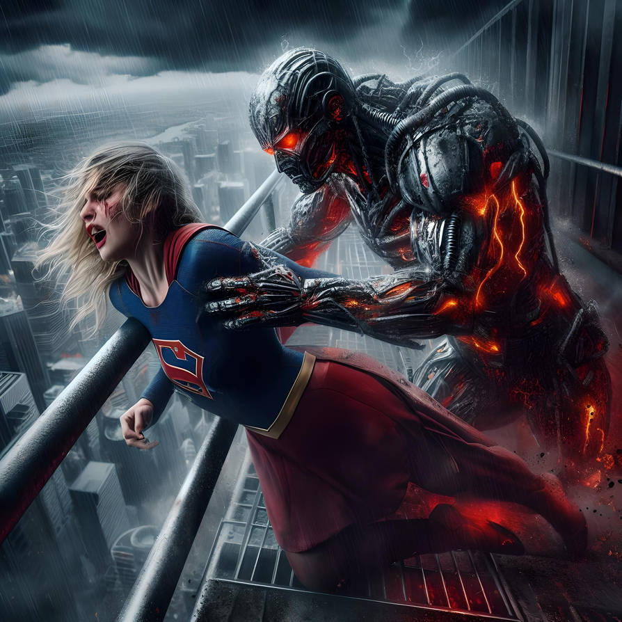 0116 Supergirl Rooftop Torture Blue Costtume By Anoyranoyranoyr On Deviantart