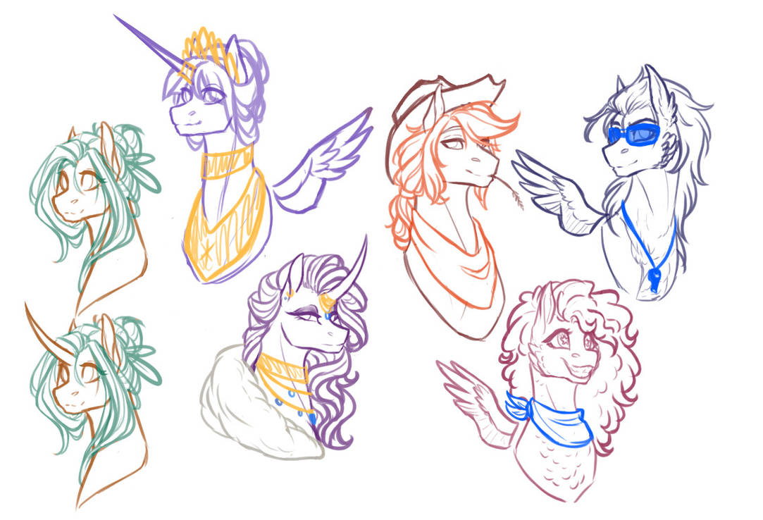 My Take On Mlp Main Six By Kimyowolf On Deviantart