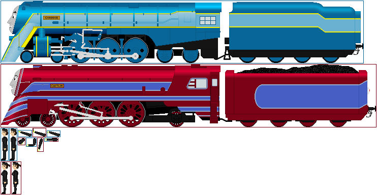 Connor And Caitlin The Streamlined Engines By Tpo2 On Deviantart