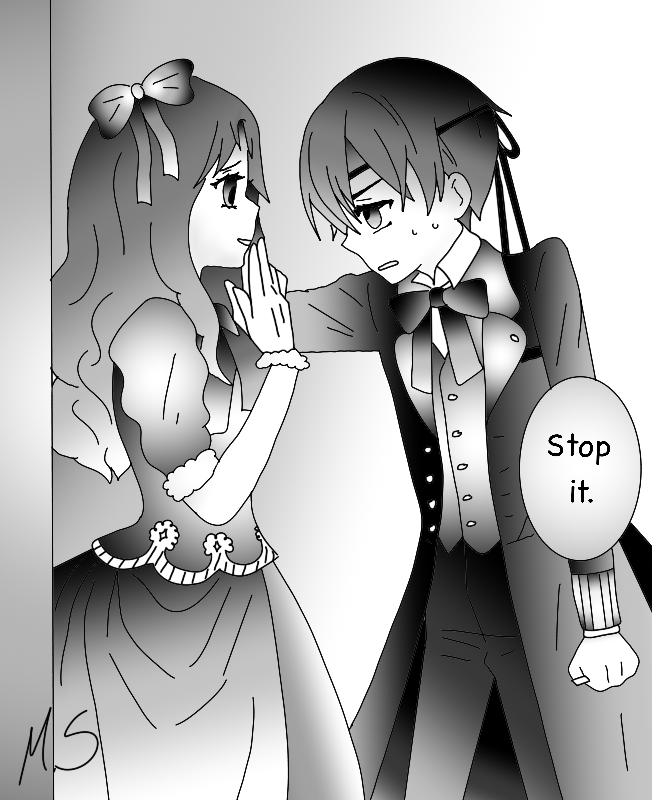 Ciel Phantomhive X Kathlin Beneford Oc By Mrssoloride On Deviantart